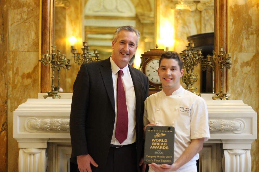 Hotel Café Royal presented with Carr’s Baguette Trophy - World Bread Awards UK